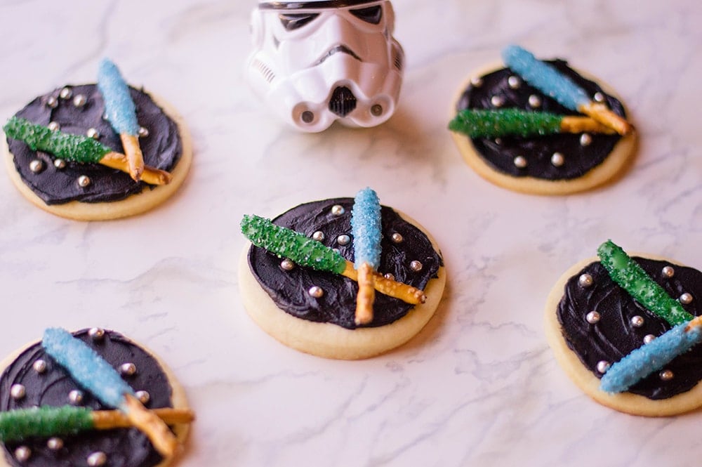 Star Wars Light Saber Cookies Recipe - Kim and Carrie