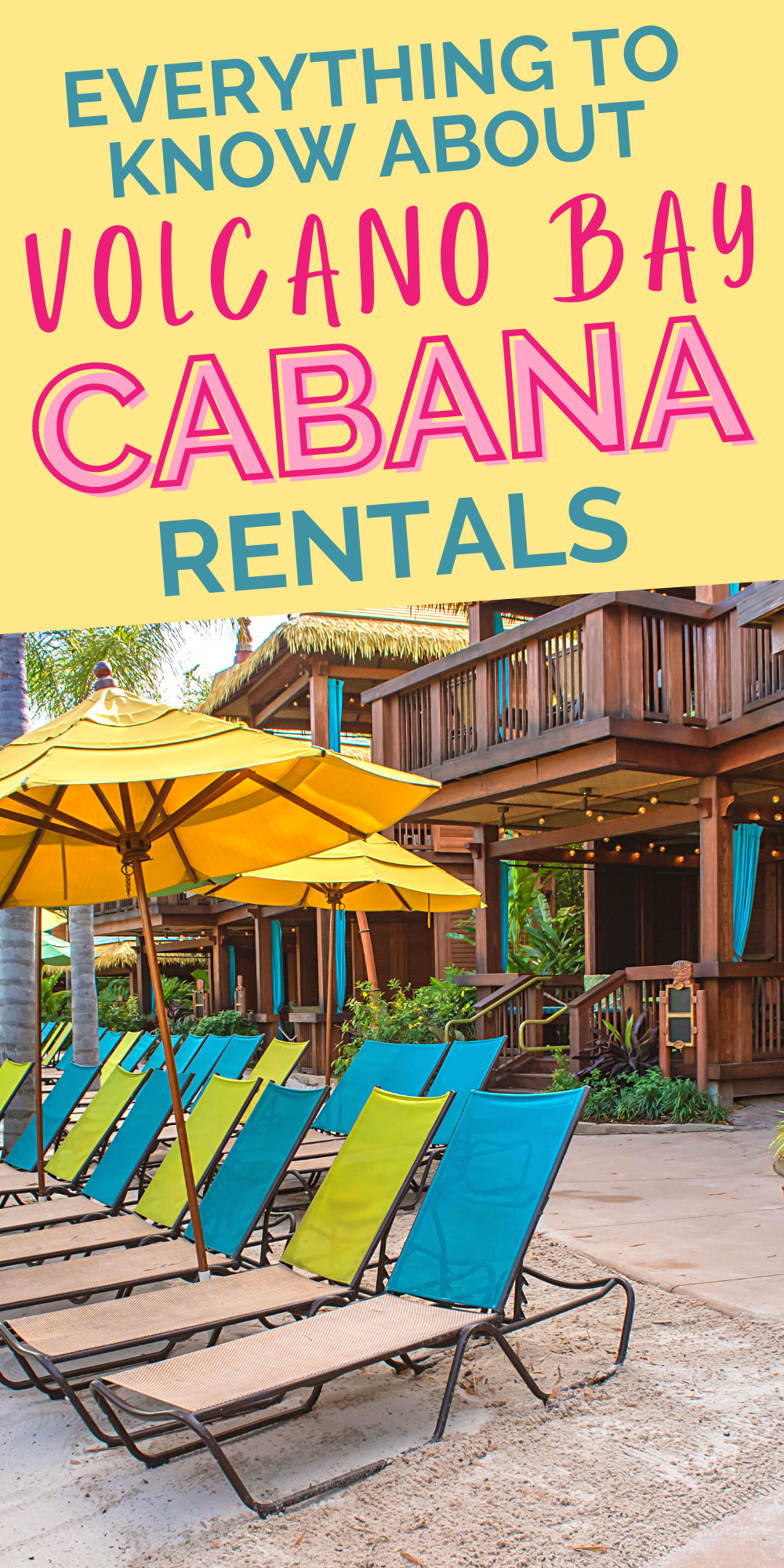 Volcano Bay Cabanas Prices 2022