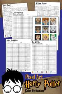 10 Free Harry Potter Color By Number Printables - Kim and Carrie