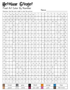 10 Free Harry Potter Color By Number Printables - Kim and Carrie